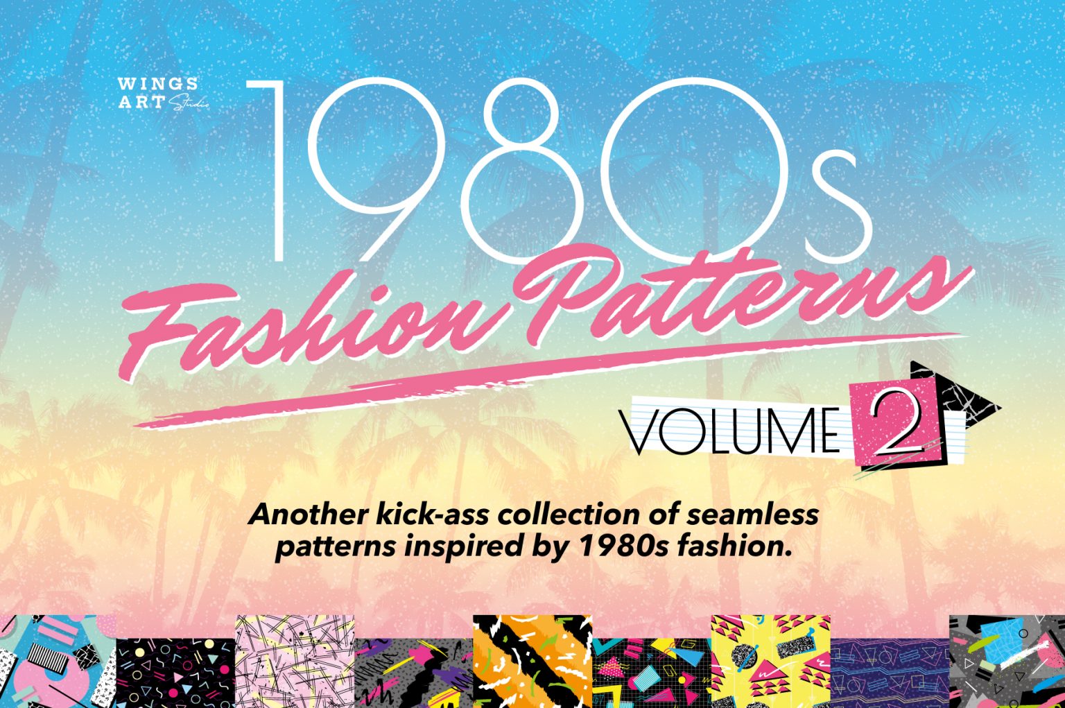 1980s Pattern Designs for Patterns and Fabrics - Wingsart Studio