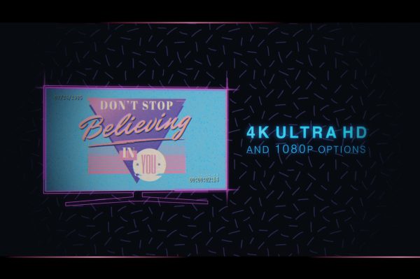 Retro 80s Logo Animation Templates for Adobe After Effects