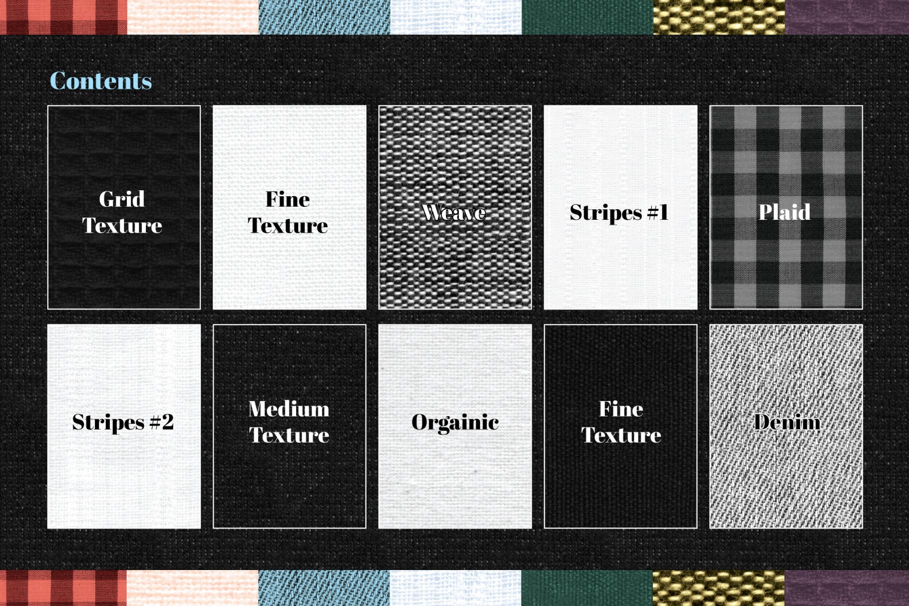 High-Resolution Cotton Textures for Photoshop and Illustrator