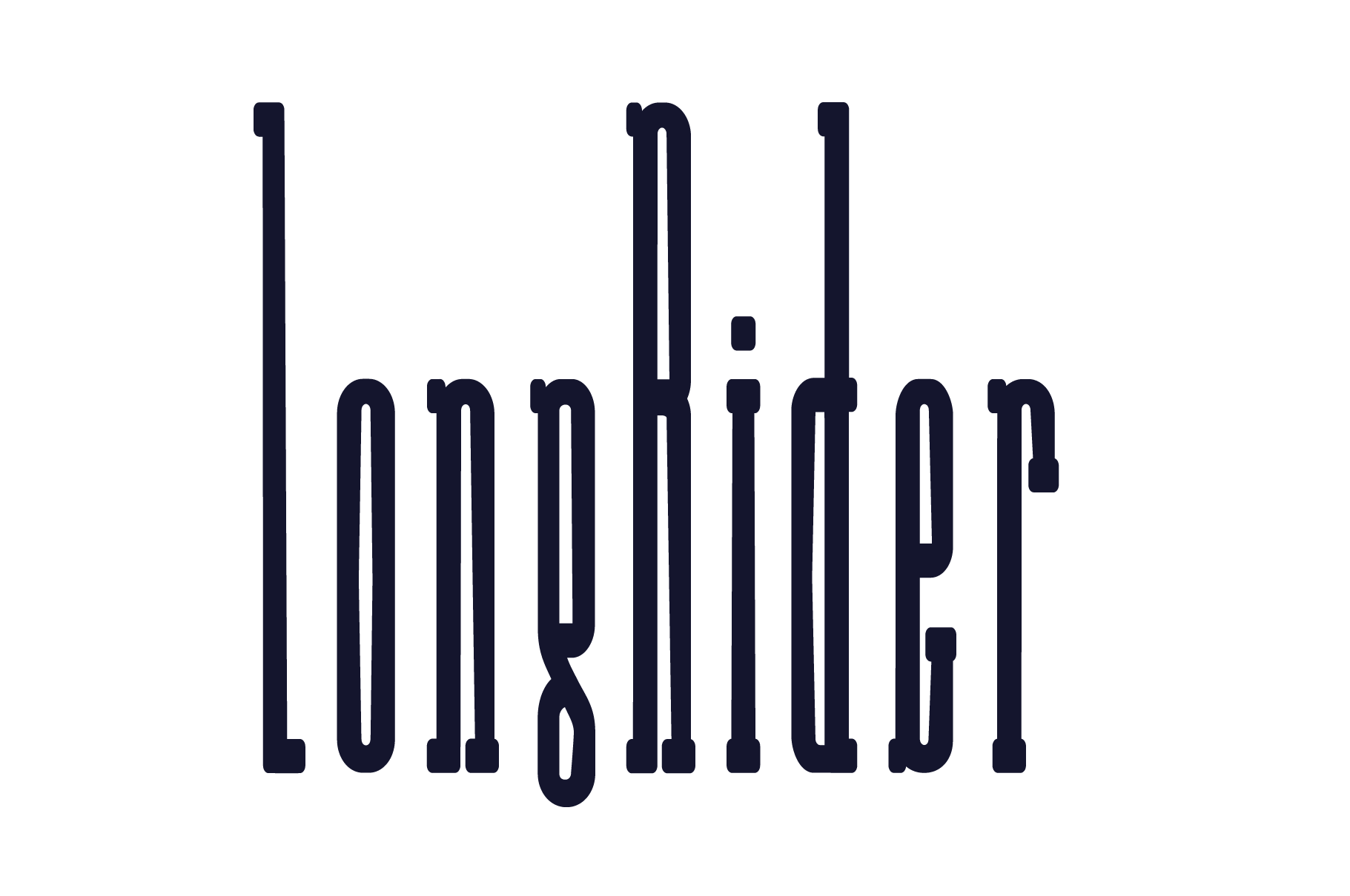 Long Rider - The Compressed Slab Cowboy Font