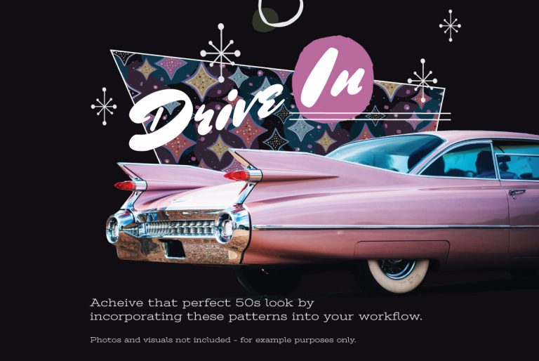 1950s Inspired fashion prints to use in your own design projects.