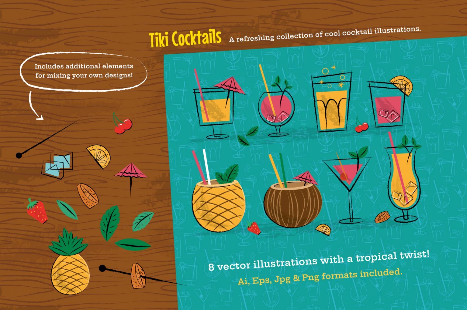 Tiki Graphics and Design Templates