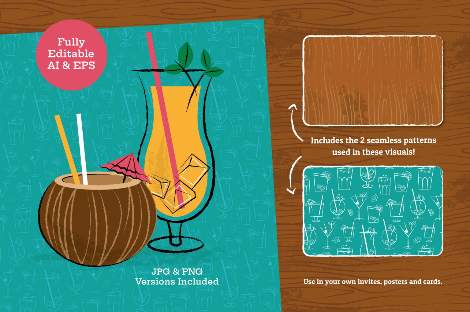 Tiki Graphics and Design Templates