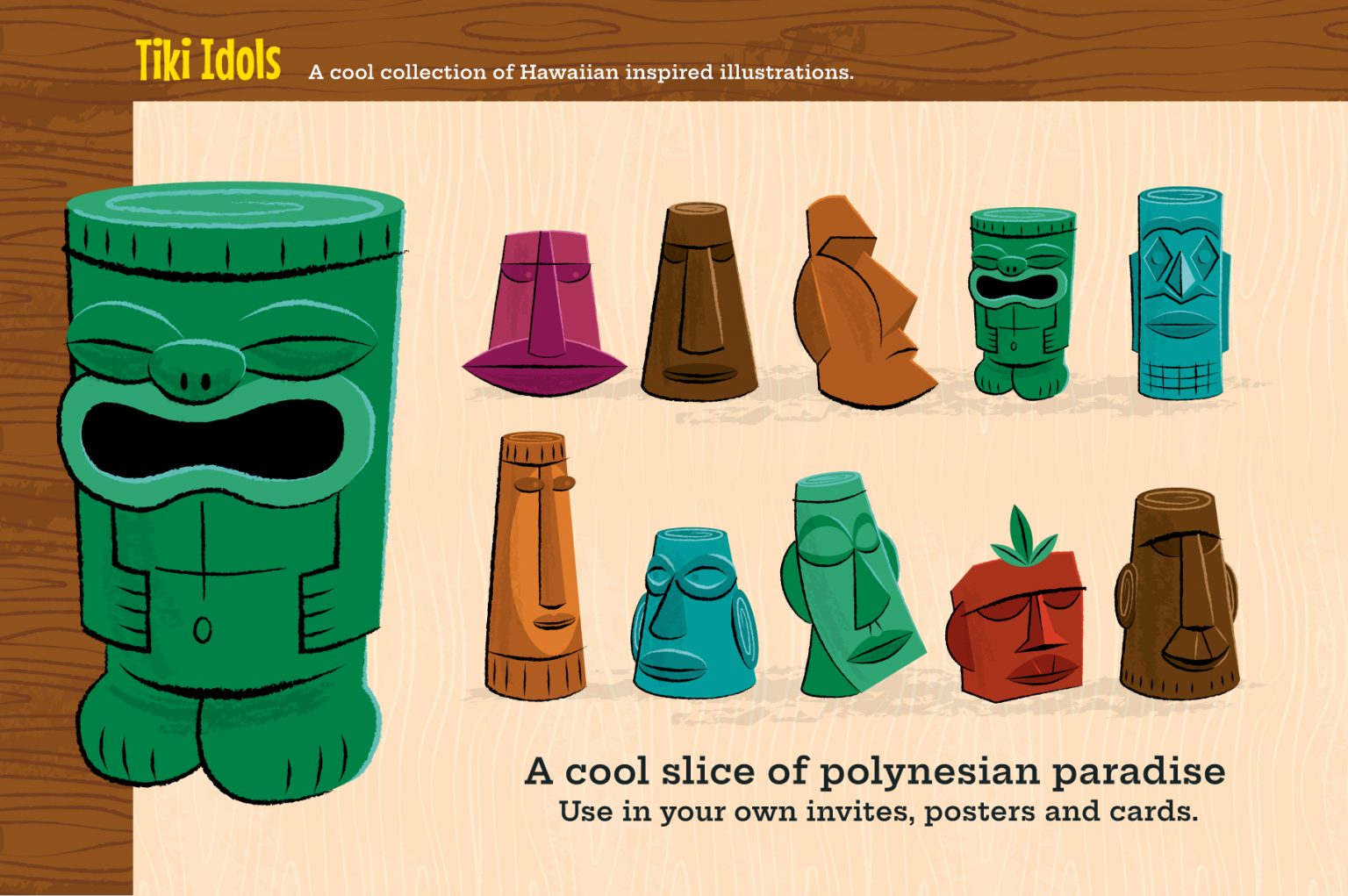 Tiki Graphics and Design Templates