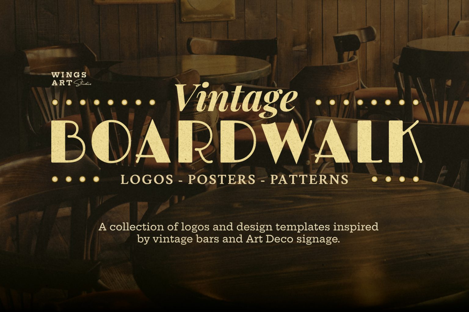 Vintage Prohibition Era Graphics and Design Templates