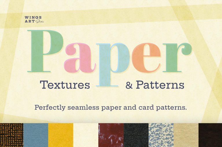 High Resolution Paper Texture and Patterns for Adobe Photoshop