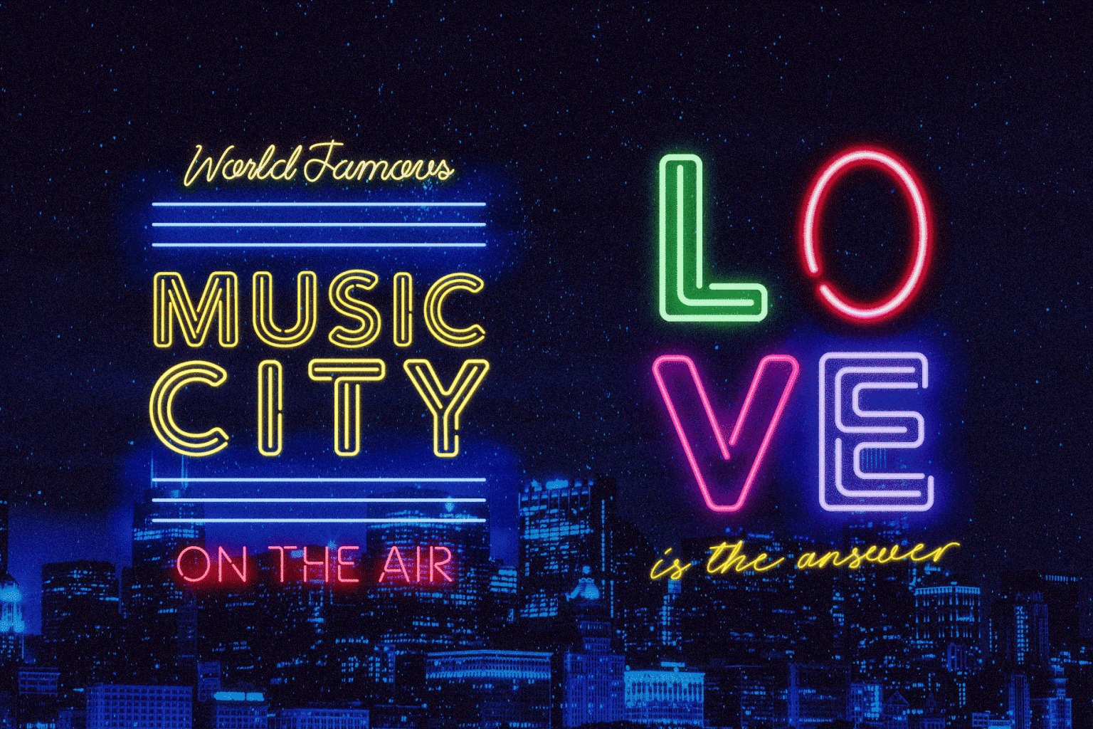 Night Light - The Neon Font Collection by Wingsart Studio