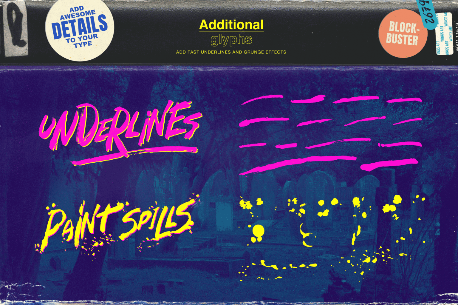Zombie Punks - The 80s Horror Font by Wingsart Studio