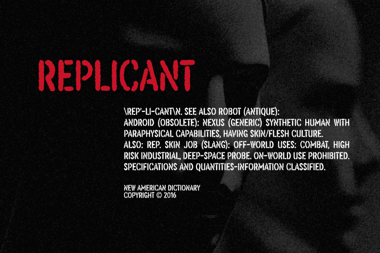 ReRun: A Textured Stencil Font Family by Wingsart Studio