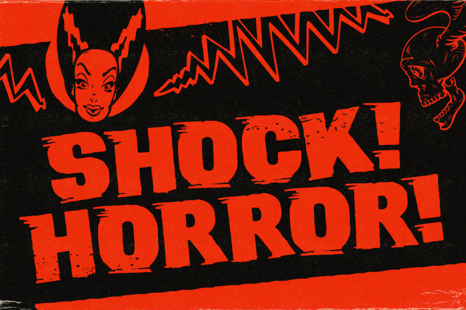 Hot Pursuit: A Grindhouse Roller Derby Font by Wingsart Studio