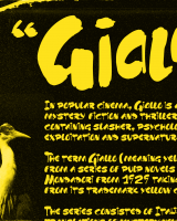 Cinema Macabre: Horror Fonts Torn from the Pages of Giallo