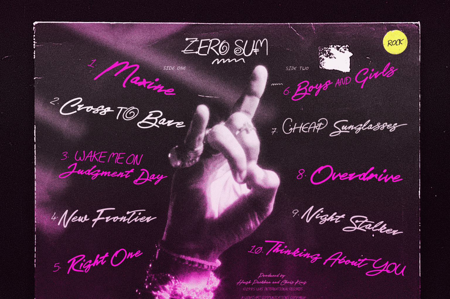 Sleeve Notes: A Hand-Written Script Font from the Analogue Age.