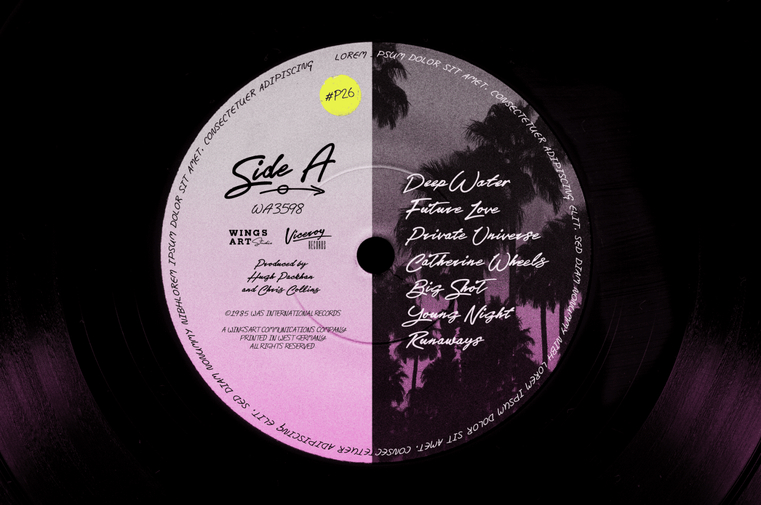 Sleeve Notes: A Hand-Written Script Font from the Analogue Age.