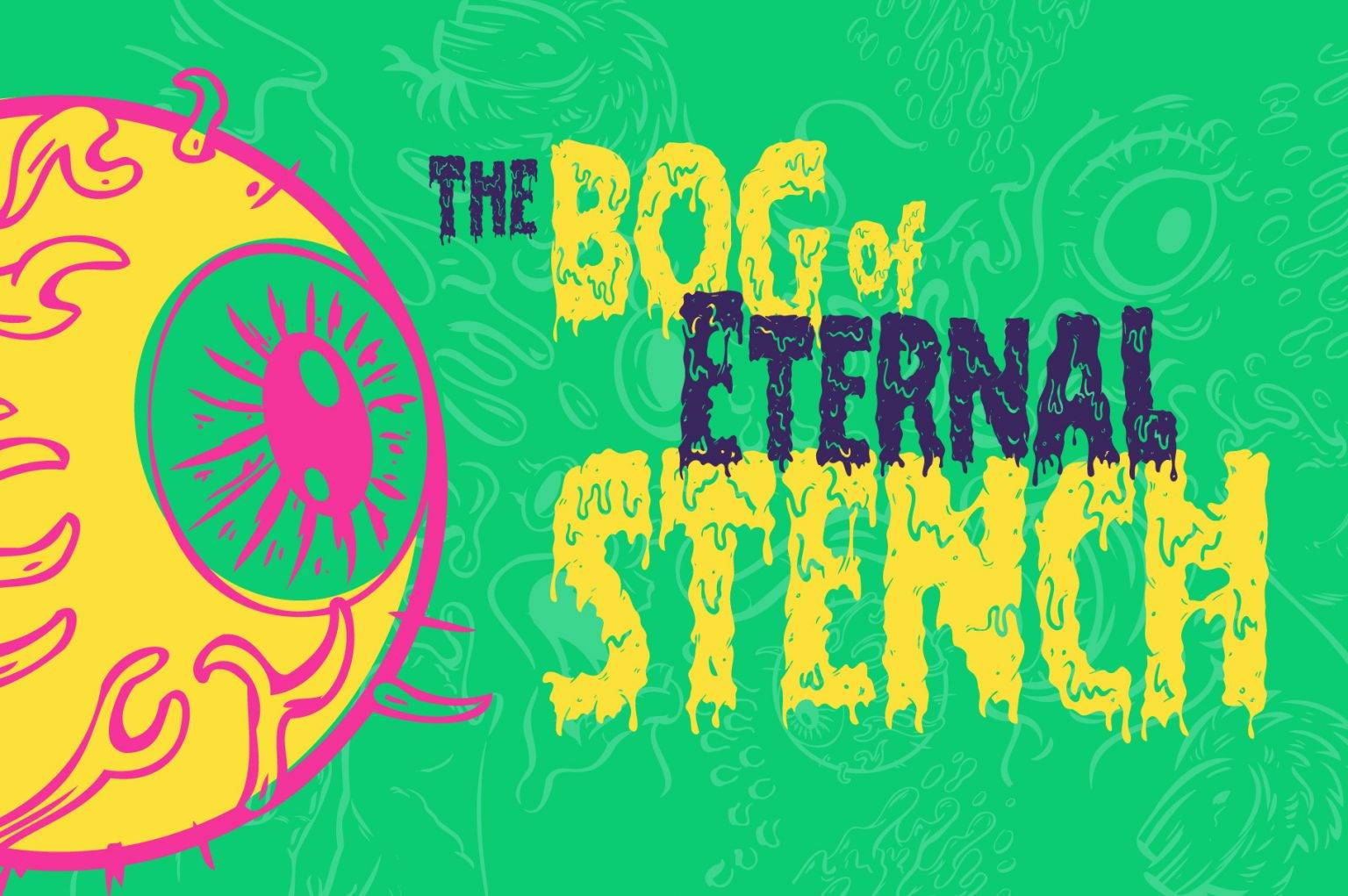 Filthy Creation: An Outrageously Cartoonish Slime Font