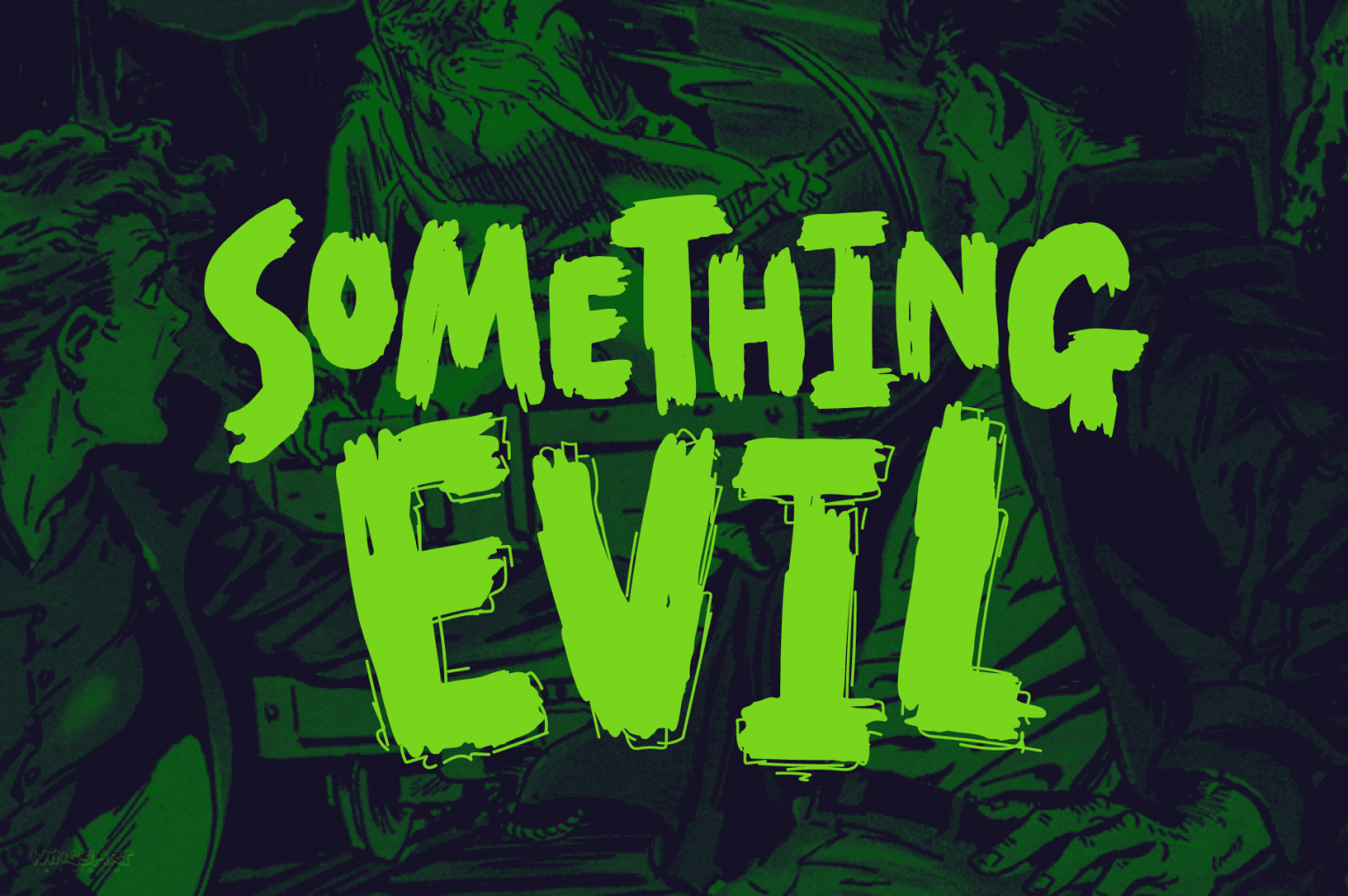 End Crawl - A Halloween Brush Font By Wingsart Studio