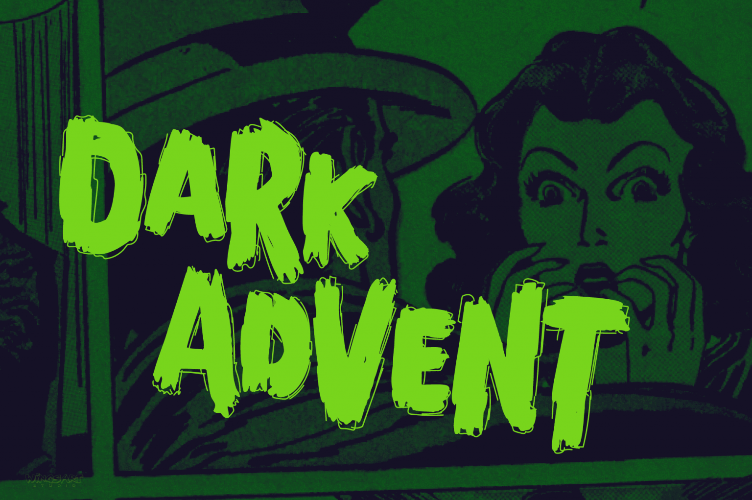 End Crawl - A Halloween Brush Font By Wingsart Studio