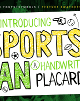 Sports Fan - A Handwritten Placard Font by Wingsart Studio