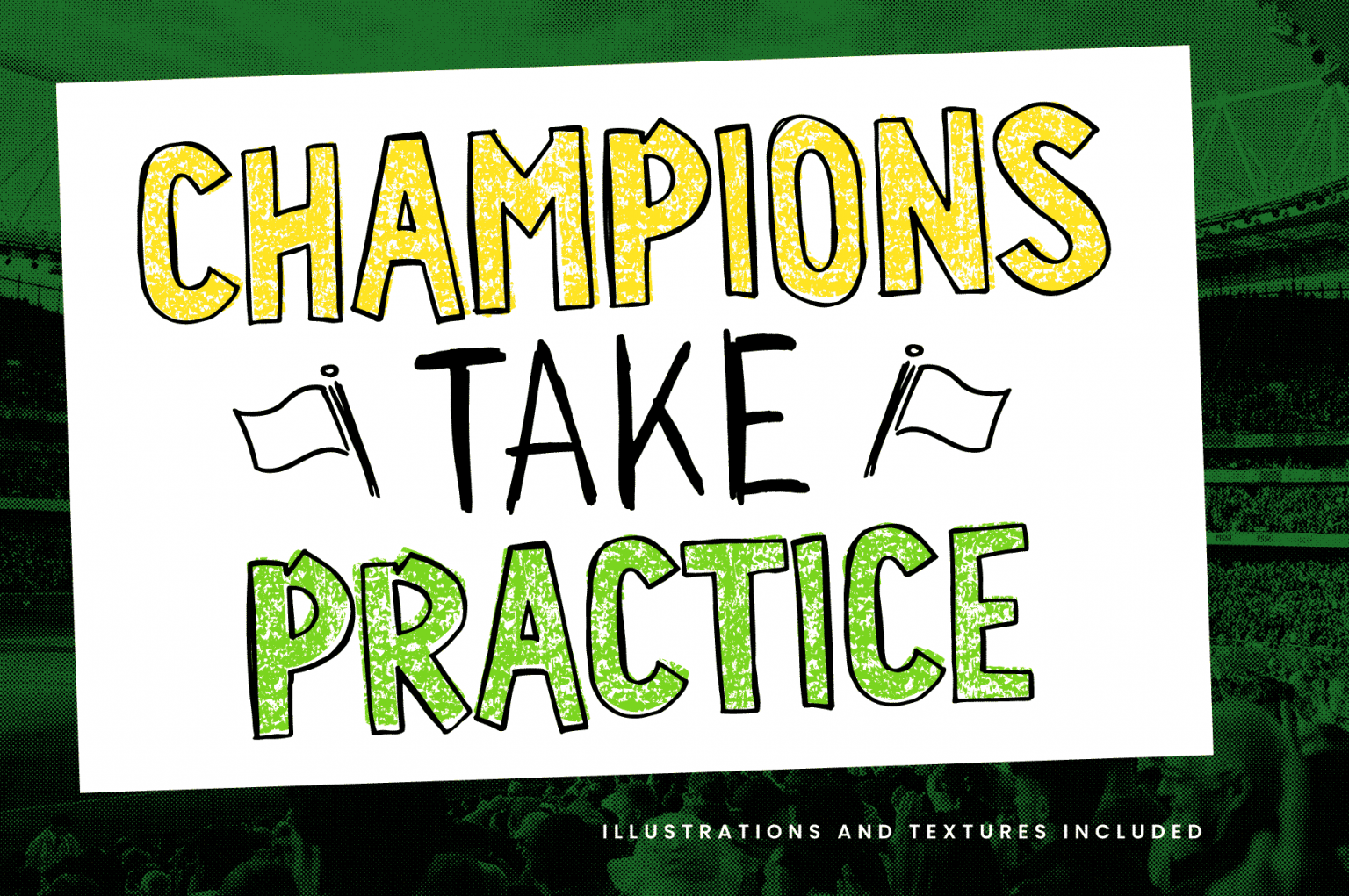 Sports Fan - A Handwritten Placard Font by Wingsart Studio