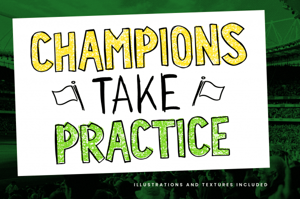 Sports Fan - A Handwritten Placard Font by Wingsart Studio