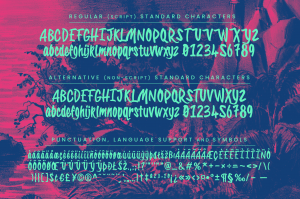 Tropical Carnival: A Sunny Brush Script Font by Wingsart Studio