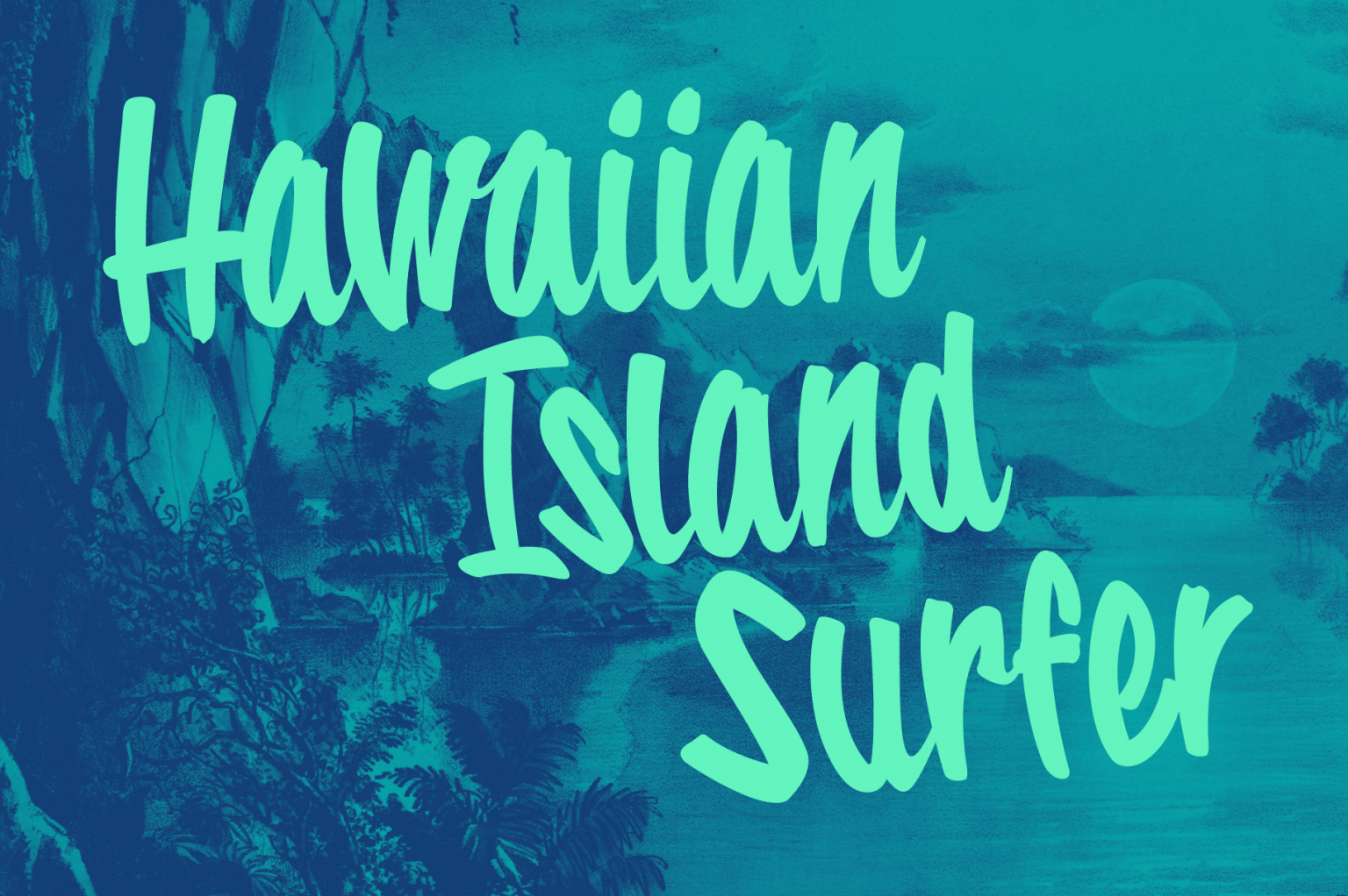 Tropical Carnival: A Sunny Brush Script Font by Wingsart Studio