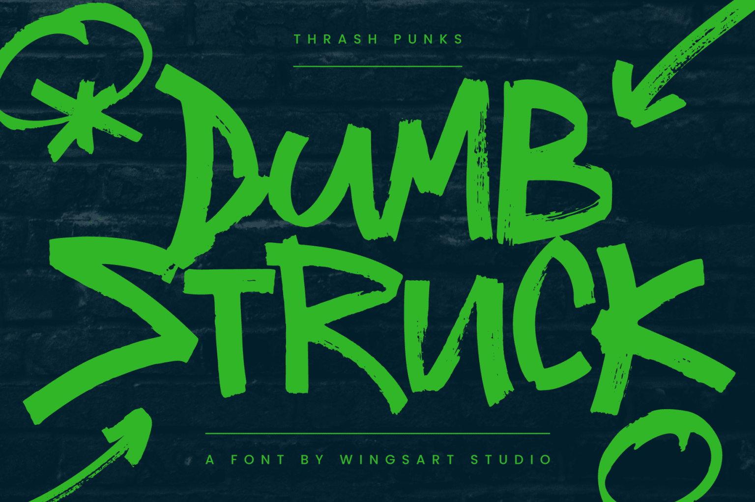 Thrash Punks: A Spontaneous Marker Font for Type Anarchists