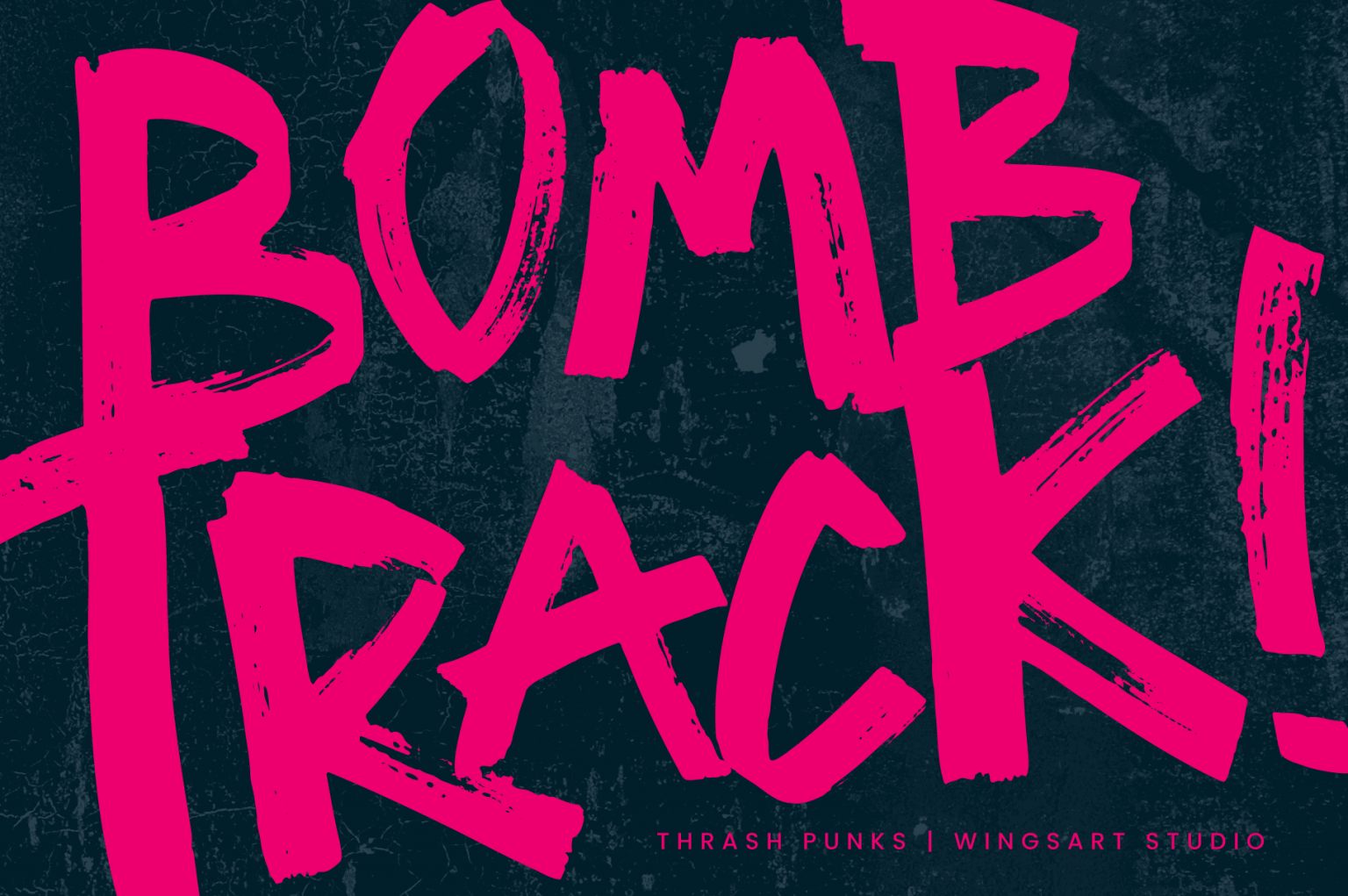 Thrash Punks: A Spontaneous Marker Font for Type Anarchists