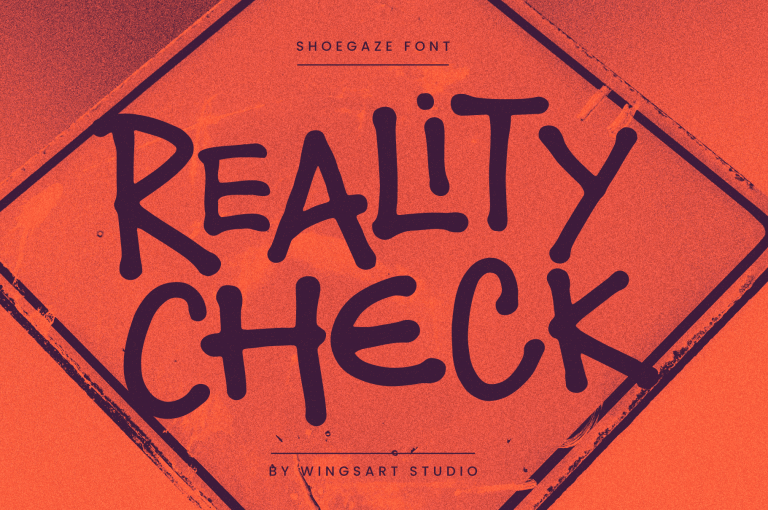 Shoegaze: A 90s Inspired Alt-Rock Marker Pen Font | Wingsart