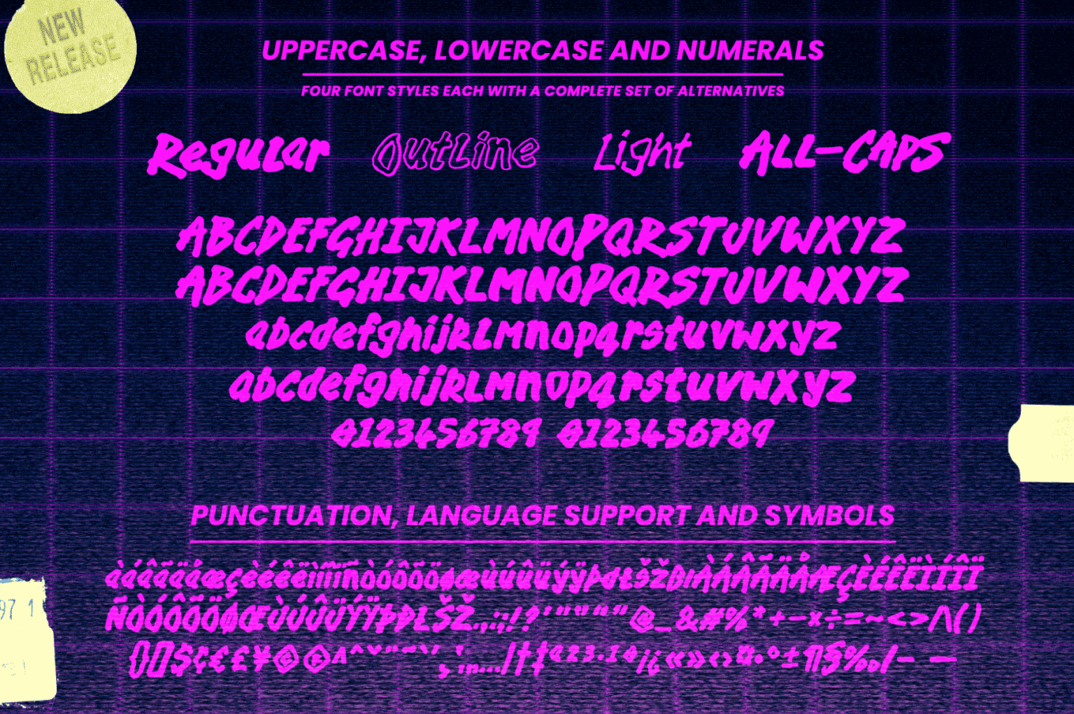 X-Rental - A Retro Horror Font Deep From the VHS Archives