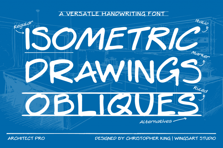 Architect Pro: Handwriting Font – Wingsart Studio | Cinematic Fonts by ...
