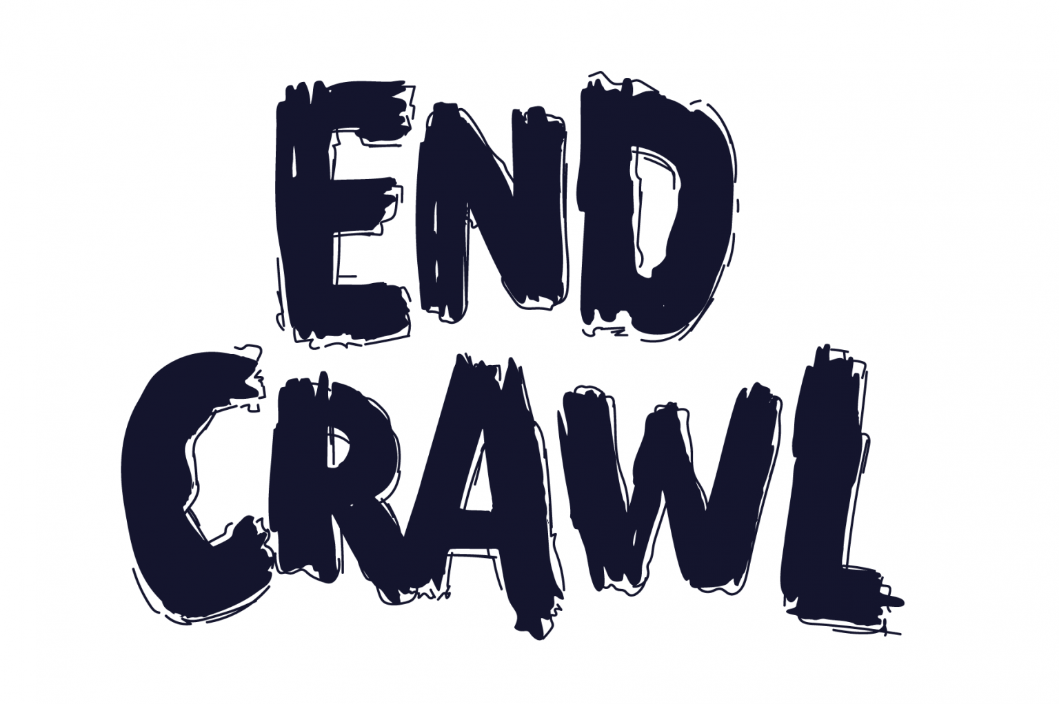 End Crawl - A Halloween Brush Font By Wingsart Studio