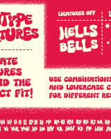 Hells Bells - A 1970s Bell Bottom Font by Wingsart Studio