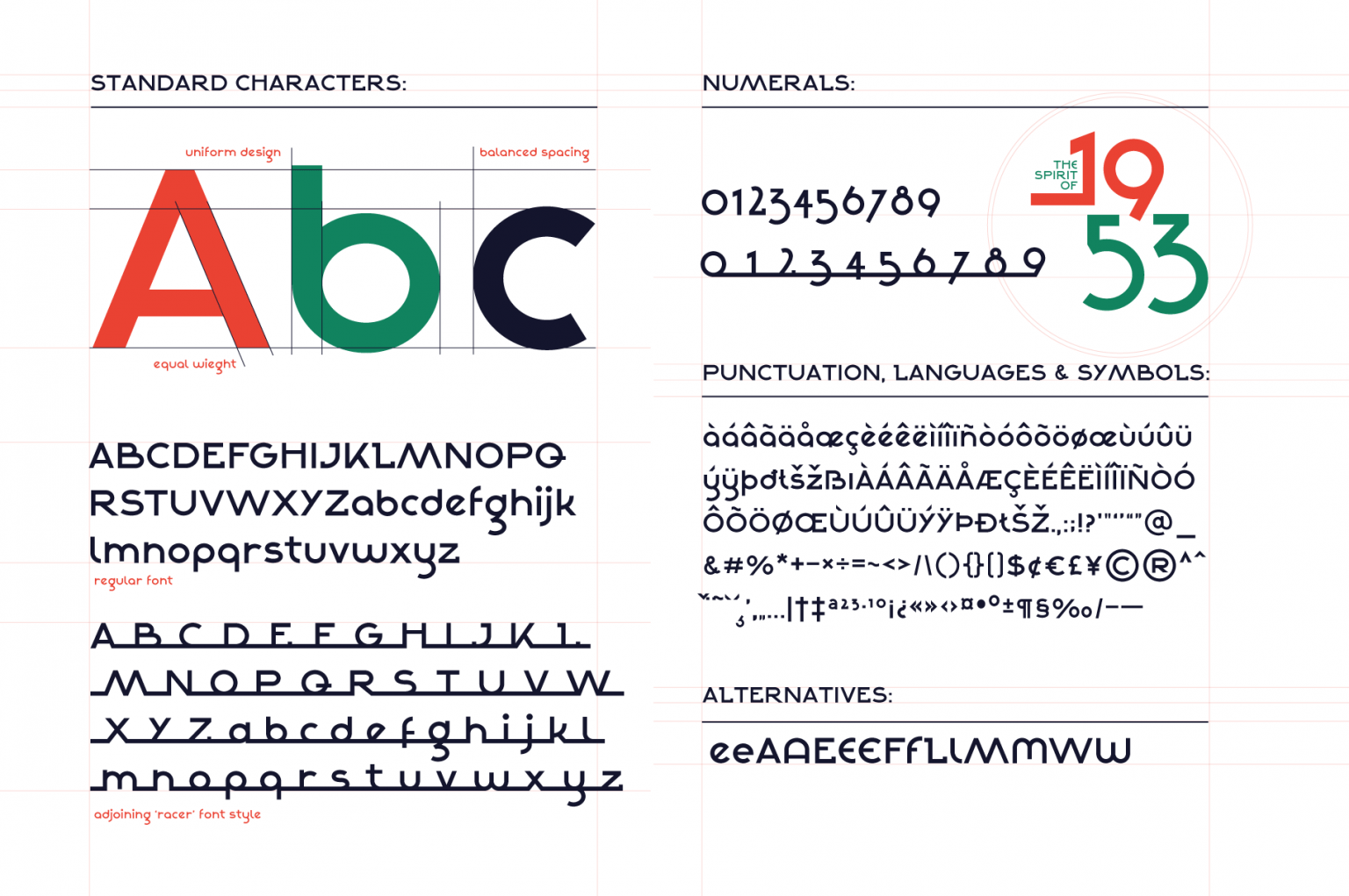 Alpha Strada: Sans Serif Font Inspired by Vintage Car Emblems