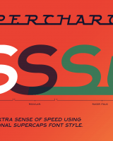 Alpha Strada: Sans Serif Font Inspired by Vintage Car Emblems