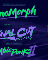 More Brains! Retro 80s VHS Horror Font by Wingsart Studio